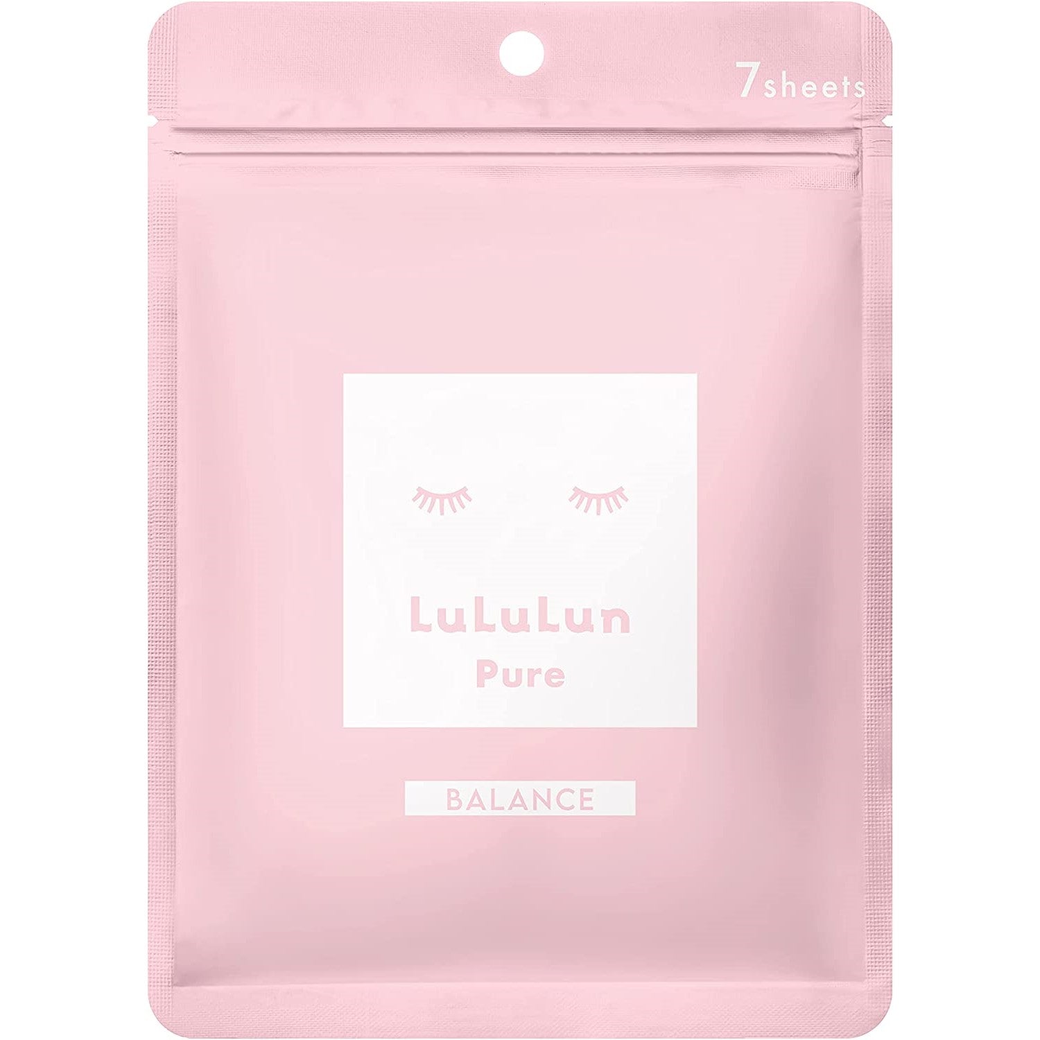 LuLuLun Pure Face Mask Balance 7pcs (Made in Japan)